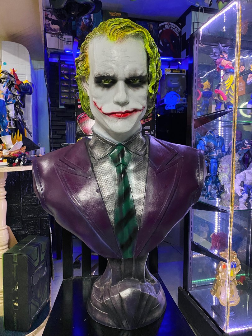 JOKER LIFE SIZE HEAD-BUST, Hobbies & Toys, Toys & Games on Carousell