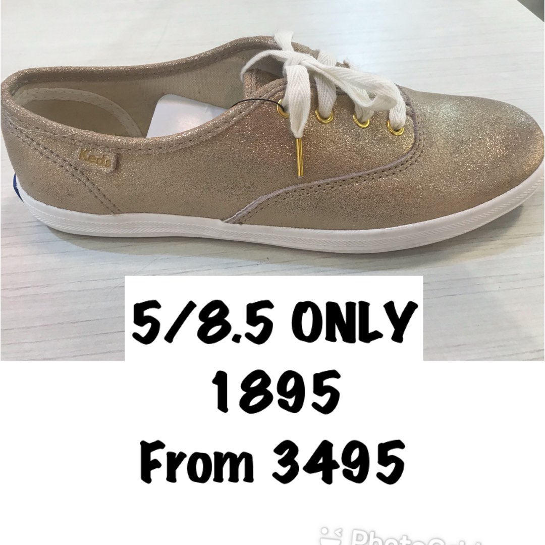 Keds metallic 5/8.5 ONLY, Women's Fashion, Footwear, Sneakers on Carousell
