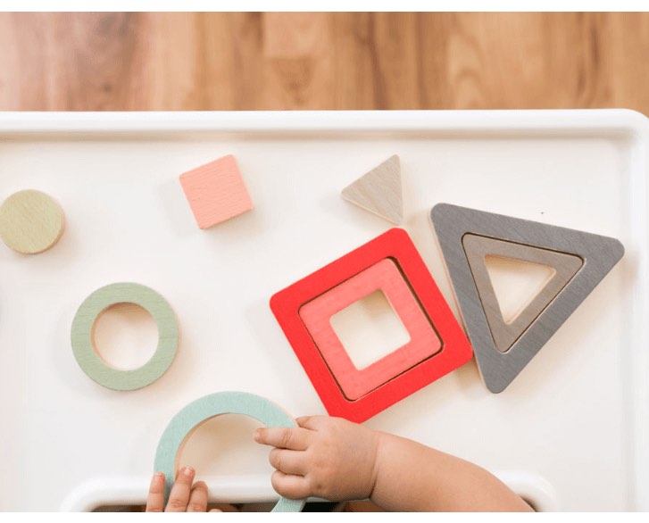 Kiwico Panda Crate - Shapes Puzzle / Feel with Me Drop Counter, Babies ...