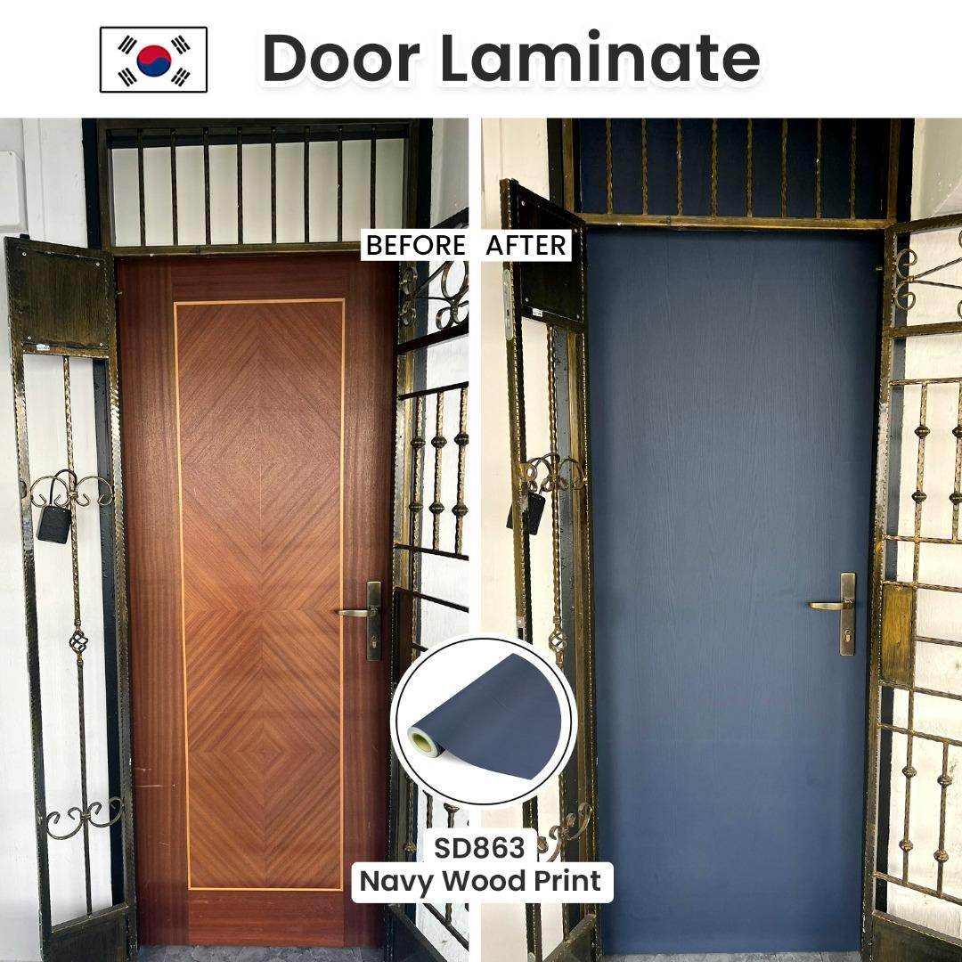 KOREA INFEEL Door Laminate Wrapping / HDB Door Decoration / Bedroom ...
