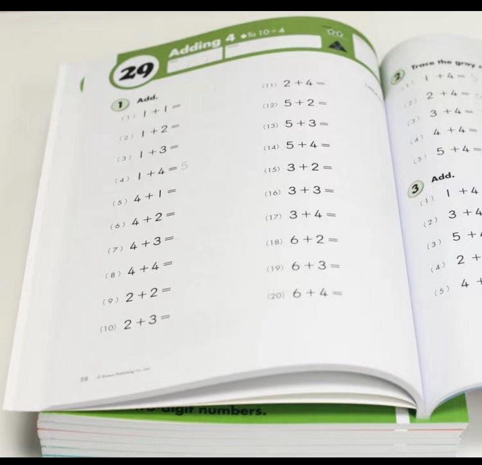 Kumon Calculation Math Workbooks 興趣及遊戲 書本 And 文具 書本及雜誌 補充練習 Carousell