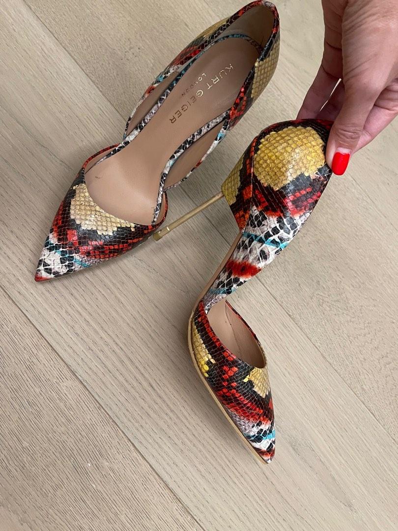 Kurt Geiger London Snake Skin Stilettos, Women's Fashion, Footwear ...
