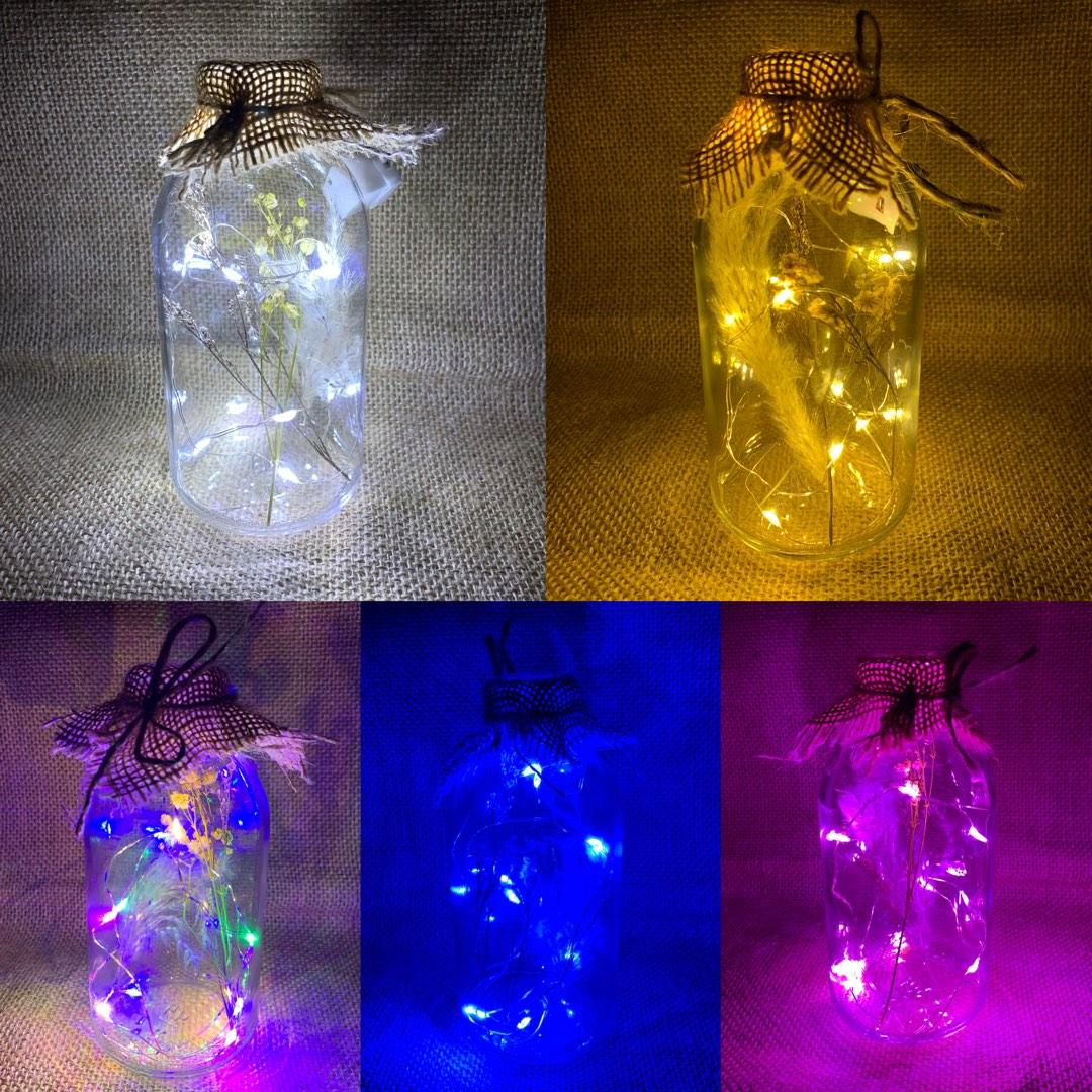Lampu Tumblr Kaca Aesthetic Lampu LED Tidur Lampu Hiasan Bisa Untuk ...