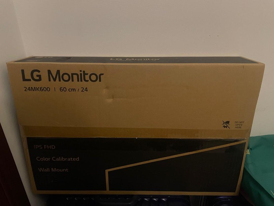 LG 24'' Monitor + Monitor Arm + Monitor Light Bar+Monitor Stand ...