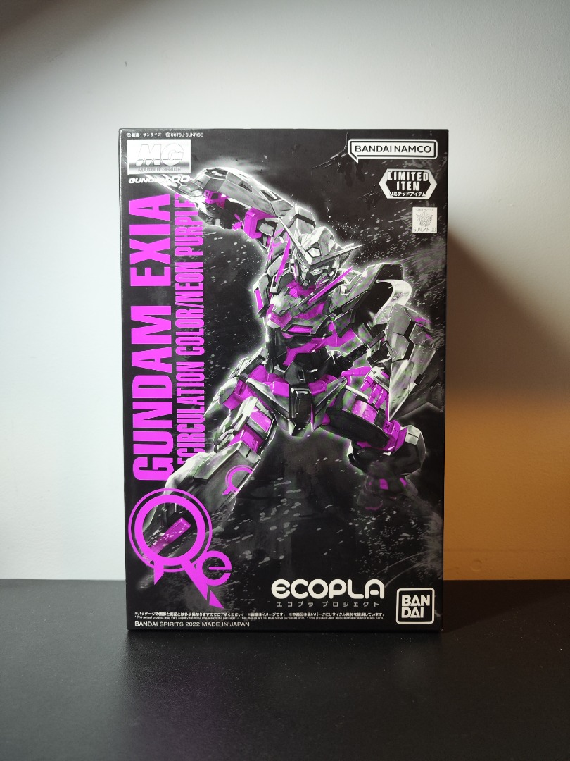 MG 1/100 ECO-PLA GUNDAM EXIA [RECIRCULATION COLOR / NEON PURPLE ...