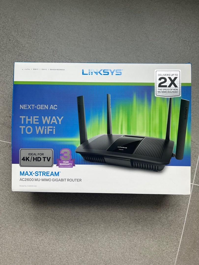 Linksys Max-Stream AC2600 Router, Computers & Tech, Parts & Accessories ...