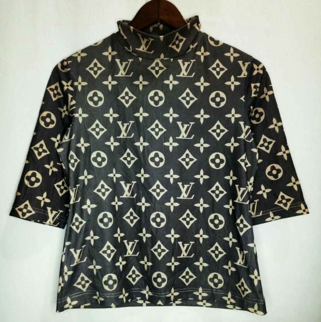 Louis Vuitton Monogram Tops, Women's Fashion, Tops, Blouses on Carousell