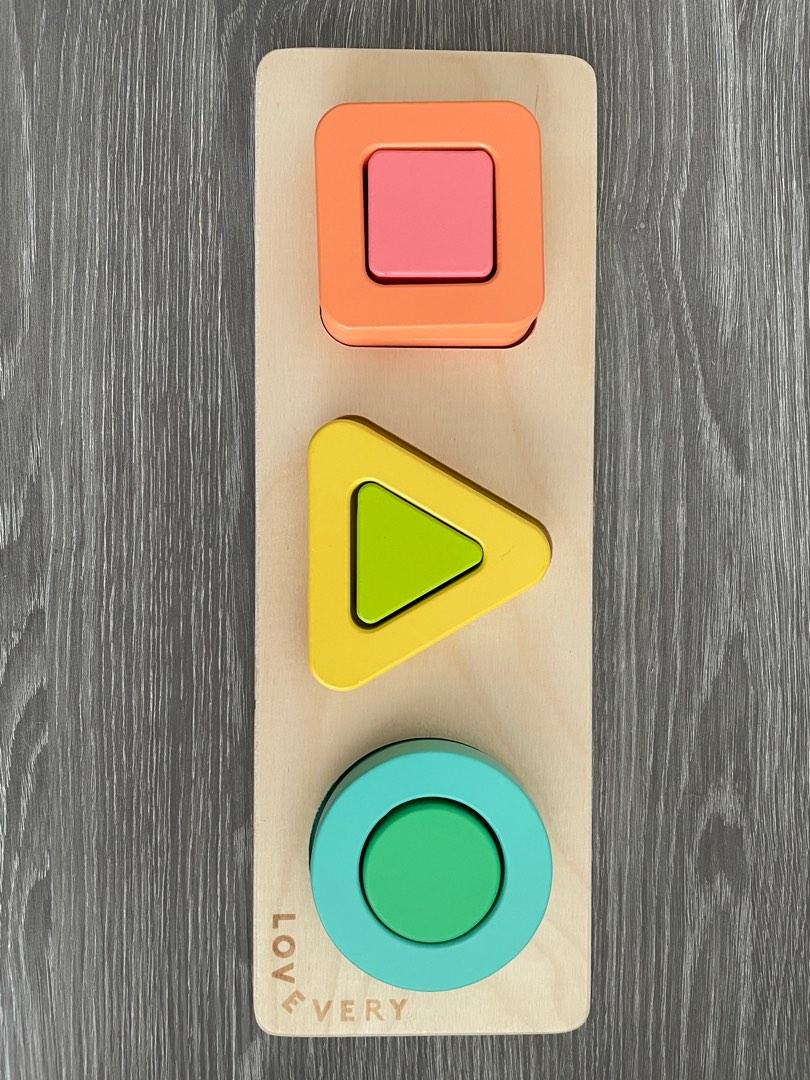 LOVEVERY Geo Shapes Puzzle, Babies & Kids, Infant Playtime on Carousell
