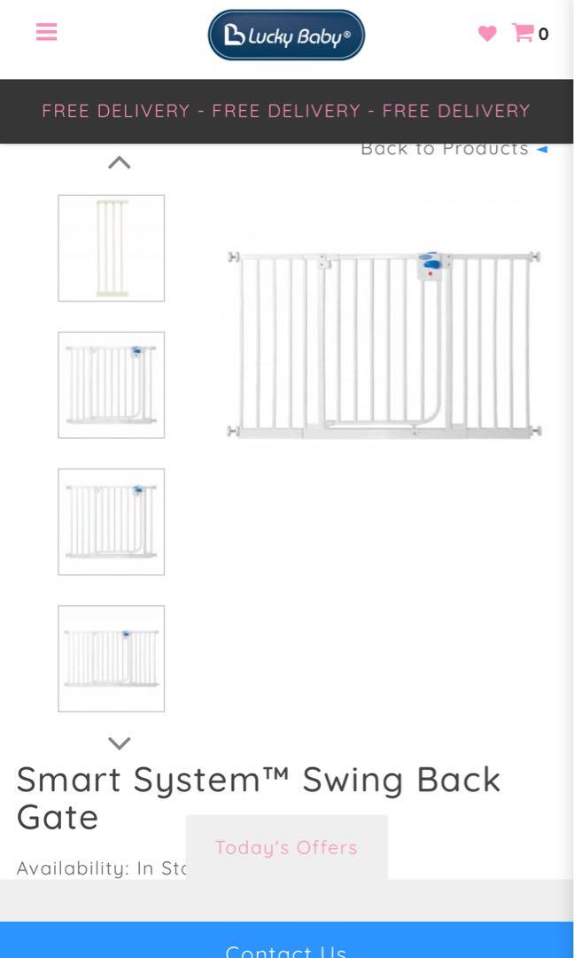 Lucky baby gate, Babies & Kids, Baby Nursery & Kids Furniture, Safety ...