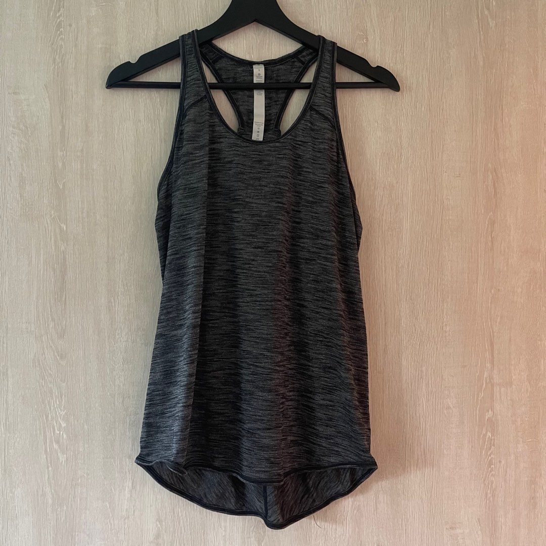 Lululemon dark grey top, Women's Fashion, Activewear on Carousell
