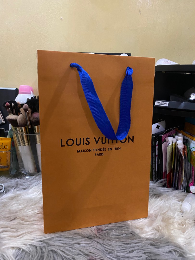 Lv paper bag, Luxury, Bags & Wallets on Carousell