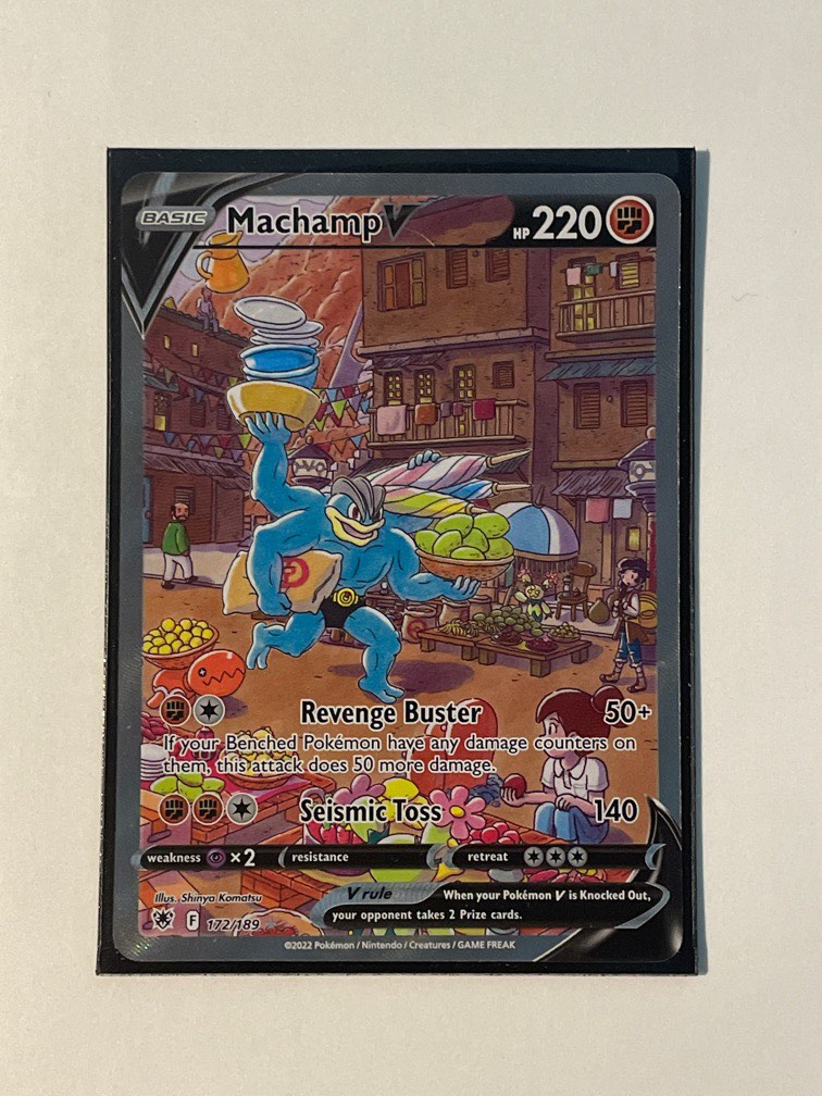 Machamp V alternate art, Hobbies & Toys, Toys & Games on Carousell