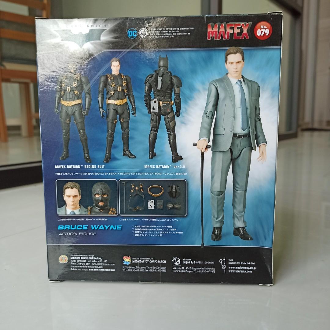 Mafex The Dark Knight Trilogy Batman Bruce Wayne Christian Bale No. 079 ...