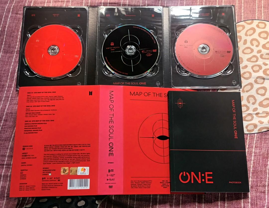 MAP OF THE SOUL ON:E DVD (DISCOLORATION SA OUTERBOX), Hobbies & Toys ...