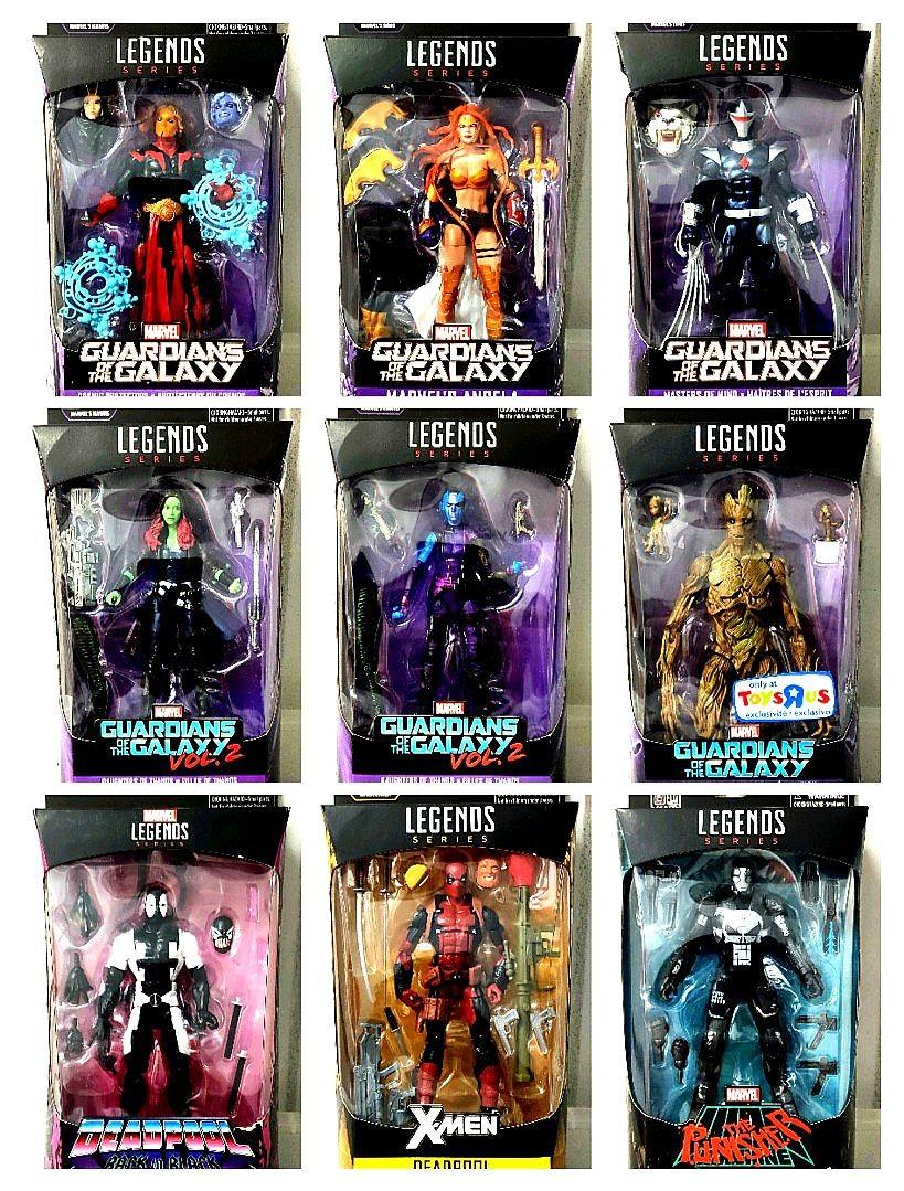 Marvel Legends Adam Warlock, Angela, Darkhawk, Groot, Gamora, Nebula ...