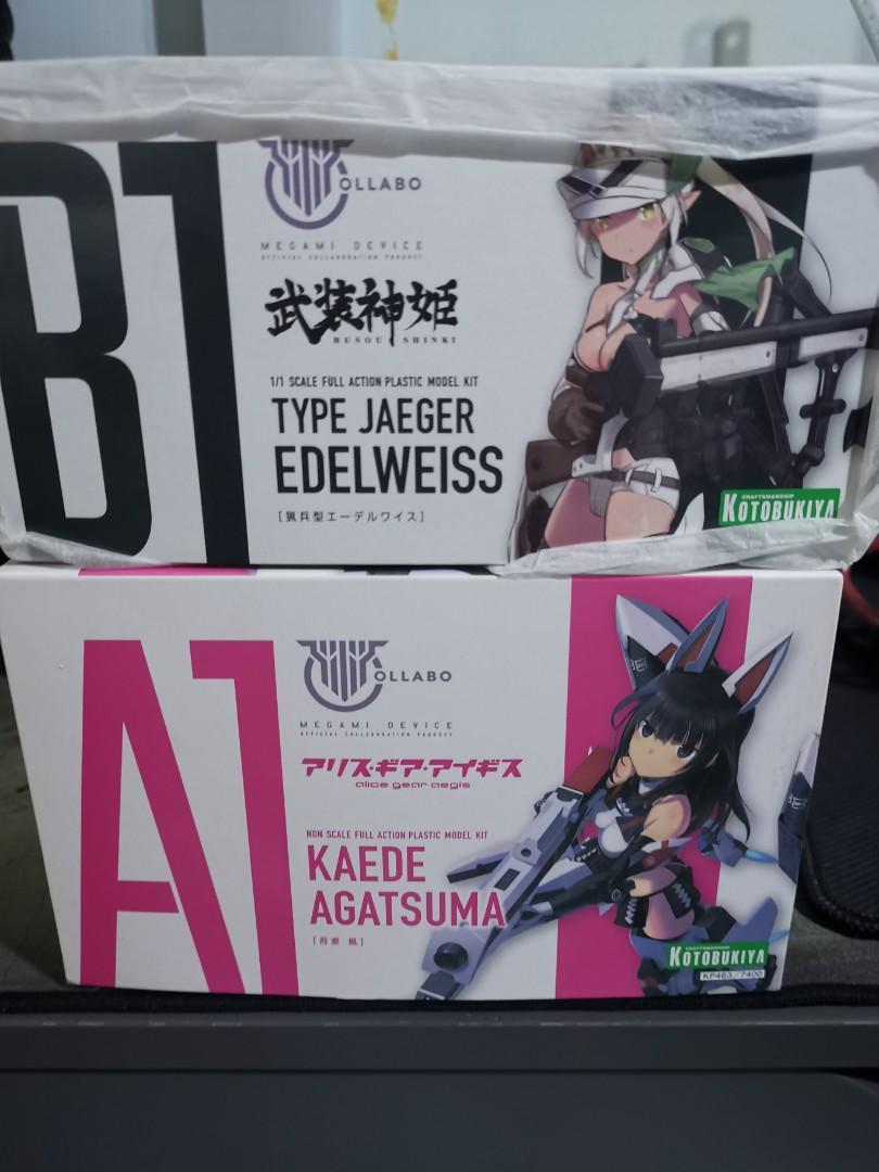 Megami Device Kaede Agatsuma & Type JAEGER EDELWEISS, Hobbies & Toys ...