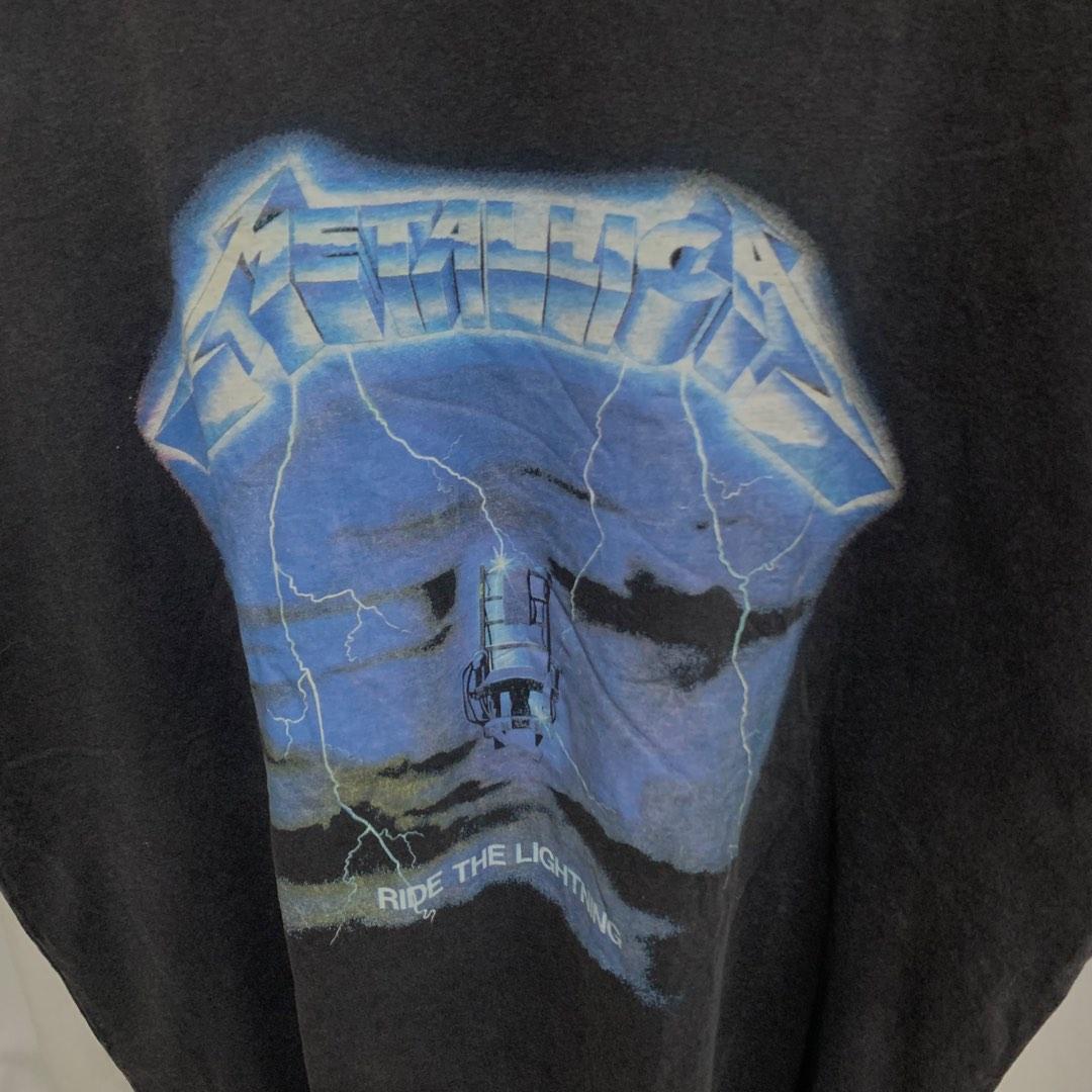Metallica Oversized Backprint Vintage Bandshirt, Men's Fashion, Tops & Sets, Tshirts & Polo ...