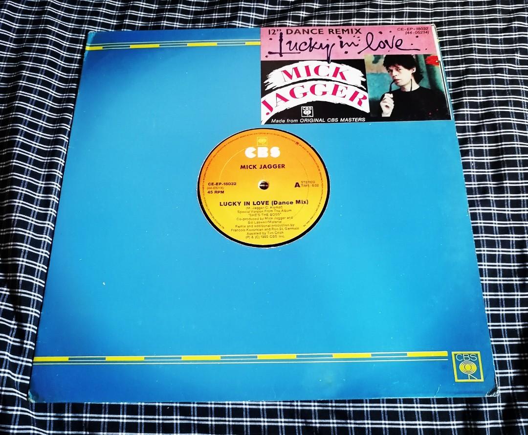 Mick Jagger Lucky I'm In Love Vinyl Record Original Vinyl Records ...