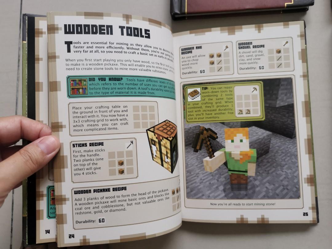 【Ready Stock】Minecraft Handbook Set（4books), Hobbies & Toys, Books ...