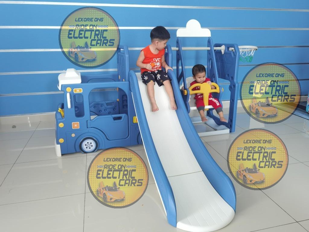 MINI BUS 3 IN 1 BUS PLAYGROUND & SLIDE, Hobbies & Toys, Toys & Games on ...