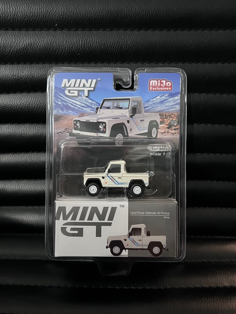 1/64 1:64 Mini GT MINIGT Land Rover Defender 90 Pickup White LHD ...