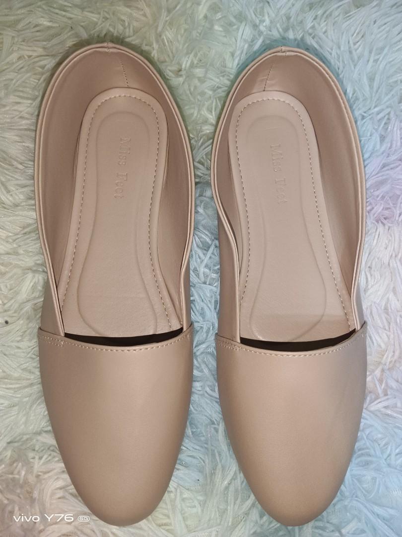Miss Feet Flat Shoes Nude, Women's Fashion, Footwear, Flats & Sandals ...