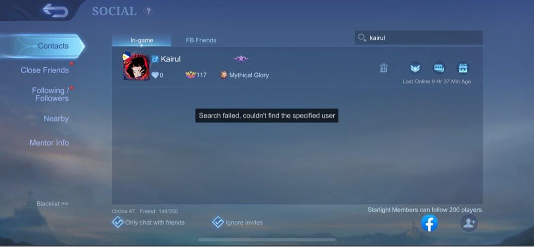 Mobile Legends Stacked Account with Pro Hide History + MLBB Star ...