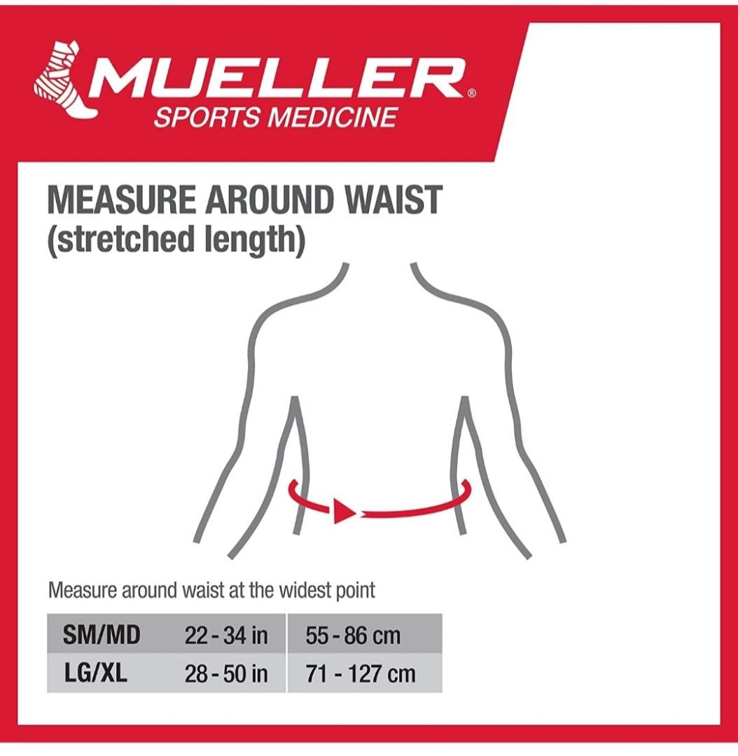 MUELLER Adjustable Back Brace (Back Support), Health & Nutrition ...