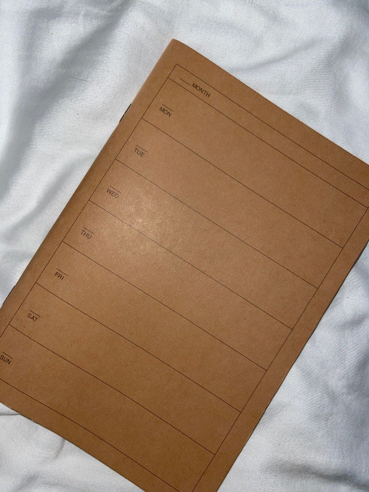 Muji Monthly Planner, Hobbies & Toys, Stationery & Craft, Stationery ...