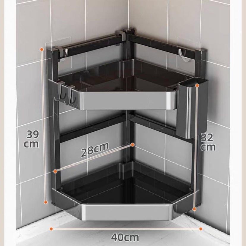 Multi-Tier Kitchen Corner Countertop Storage Rack for Sauces Condiments ...