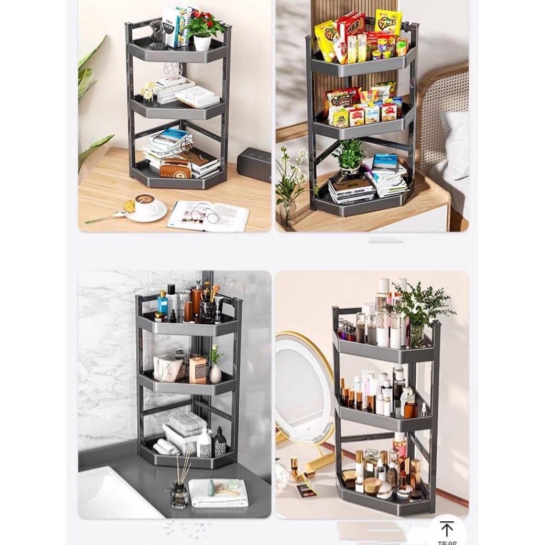 Multi-Tier Kitchen Corner Countertop Storage Rack for Sauces Condiments ...