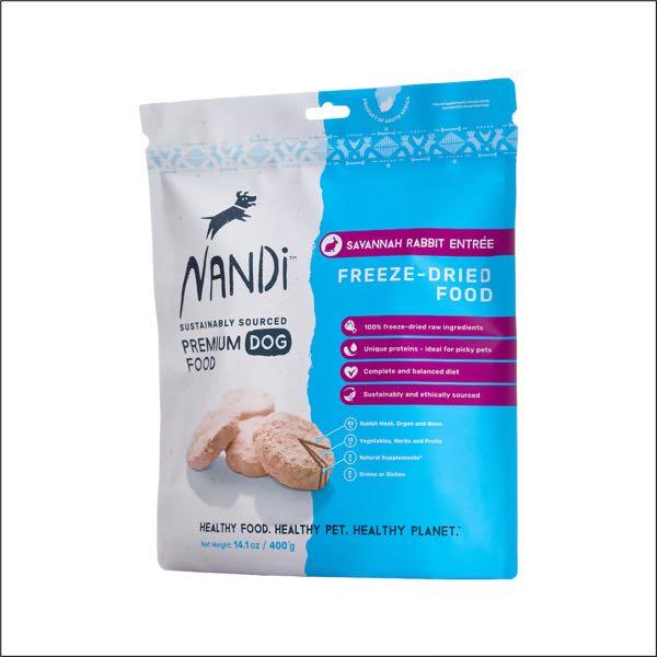 Nandi freeze dried rabbit, Pet Supplies, Pet Food on Carousell