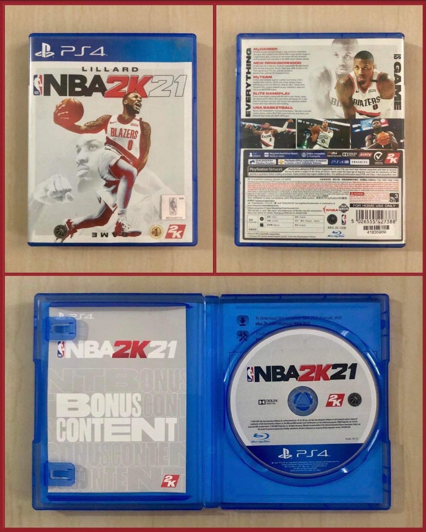 NBA 2K21 PS4 (Pre-loved), Hobbies & Toys, Toys & Games on Carousell