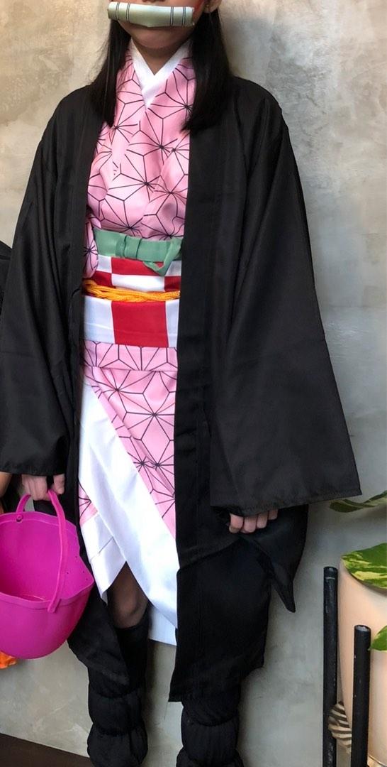 Nezuko Costume, Women's Fashion, Dresses & Sets, Sets or Coordinates on ...