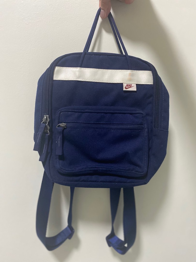 NIKE SMALL BACKPACK BLUE ORIGINAL, Women's Fashion, Bags & Wallets ...