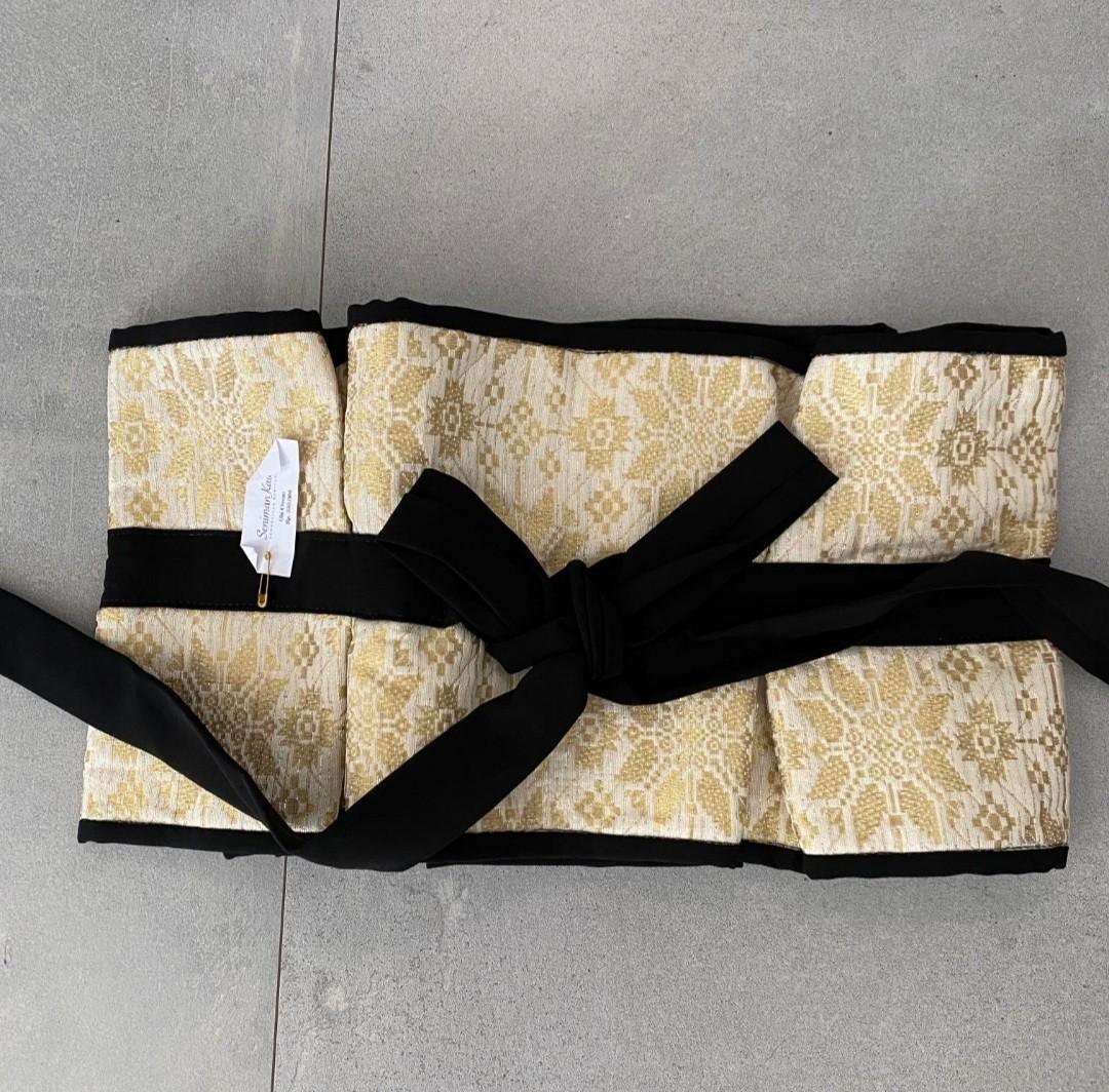 Obi batik kuning seniman kain/1777, Fesyen Wanita, Pakaian Wanita ...