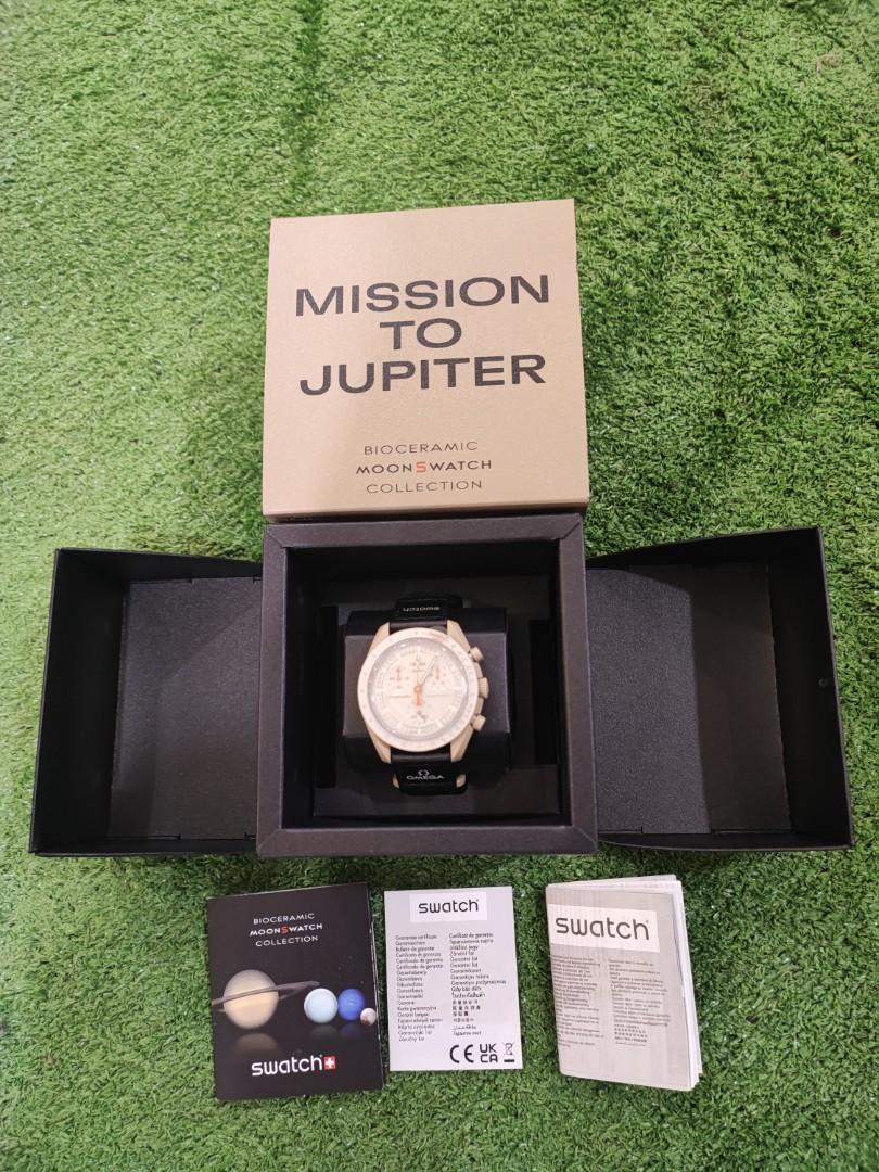 Omega x Swatch "Jupiter" moonwatch, Men's Fashion, Watches ...