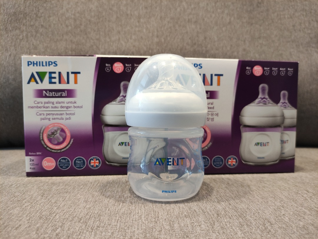Philips Avent Milk Bottle (125ml), Babies & Kids, Nursing & Feeding ...