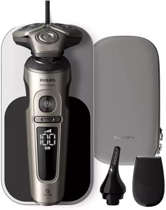 Philips SP9873/15 Shaver Series 9000 Prestige Wet & Dry Electric Shaver ...