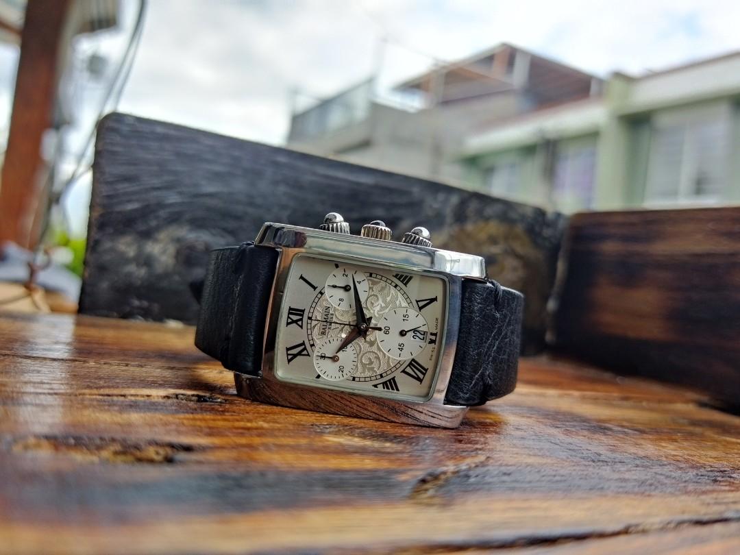 Pierre Balmain Tank Chronograph, Luxury, Watches on Carousell