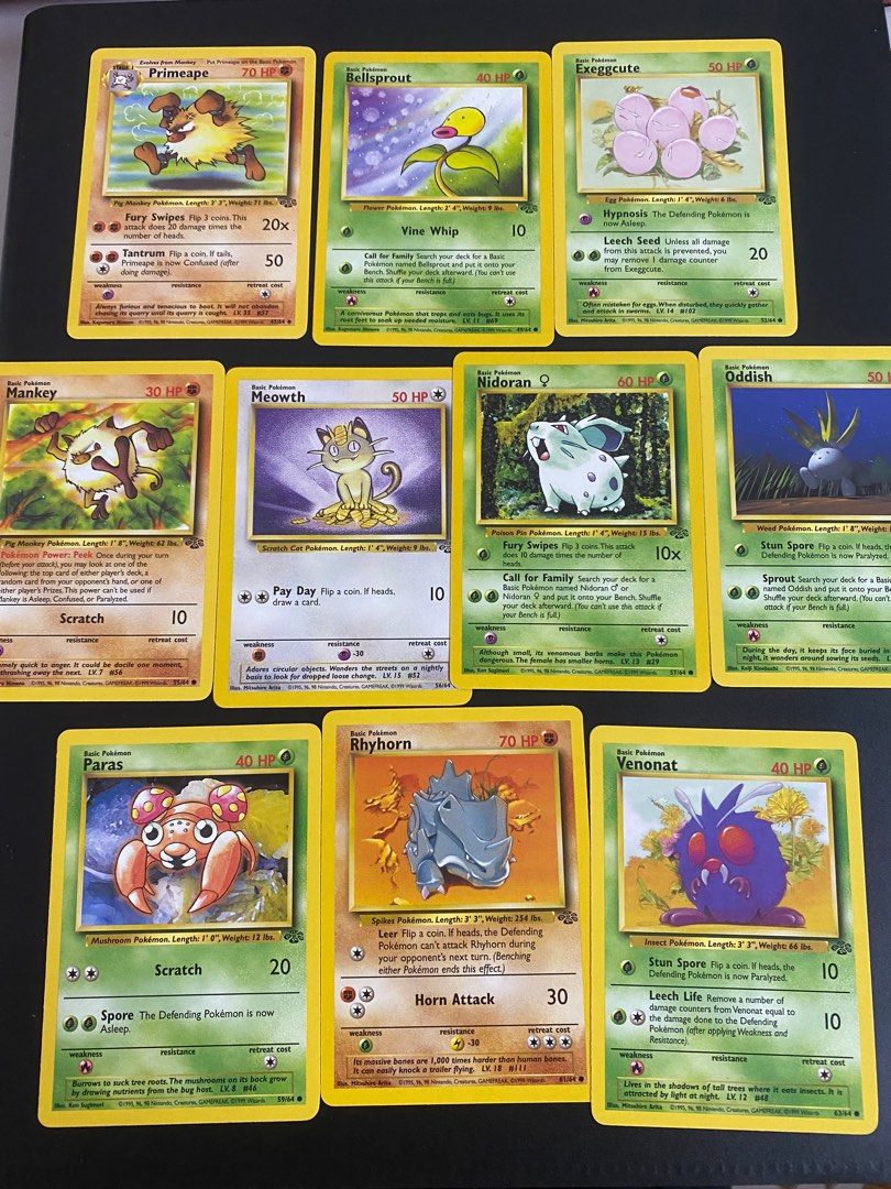 Pokemon cards vintage jungle vivid voltage evolving skies lost origin ...
