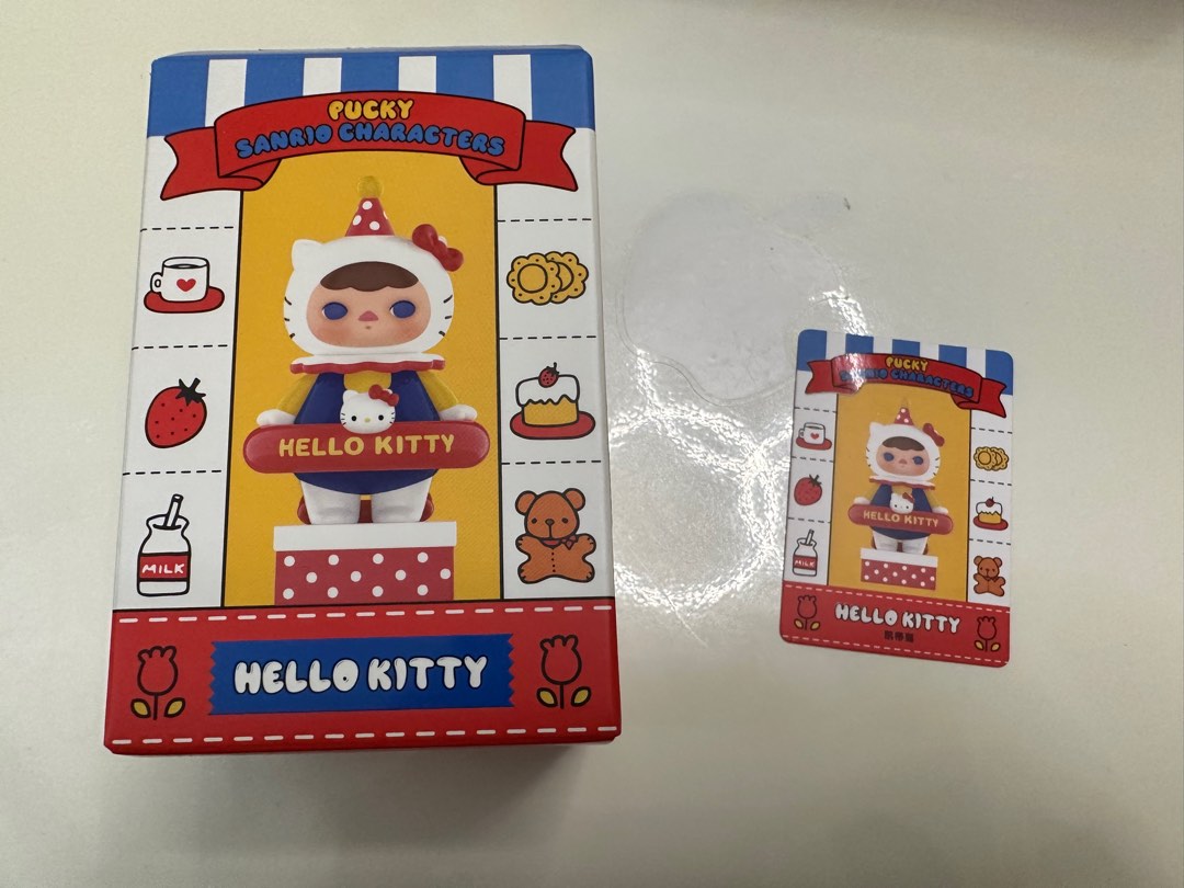 pop mart popmart pucky sanrio characters hello kitty 凱蒂貓 吉蒂貓 盲盒, 興趣及遊戲 ...