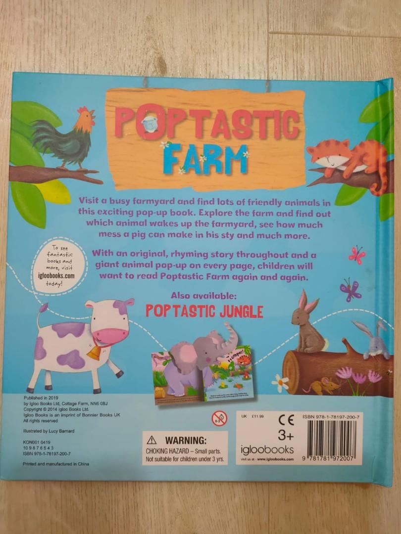 Poptastic Farm, Hobbies & Toys, Books & Magazines, Children's Books on Carousell