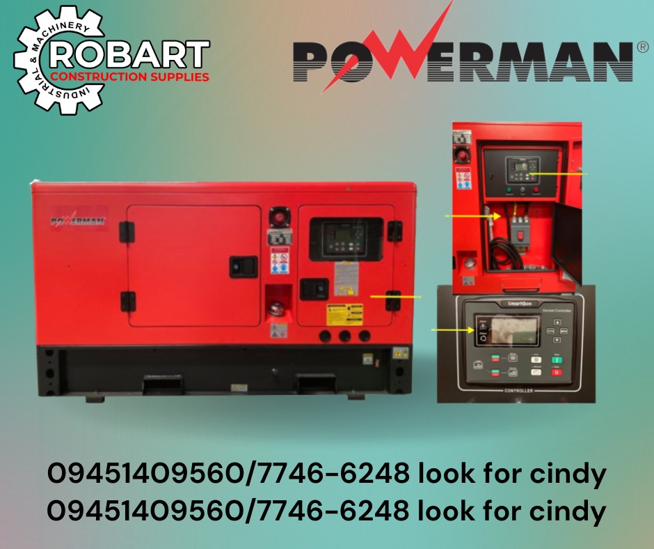 "Powerman" Diesel Silent Type Generator Set, Commercial & Industrial ...