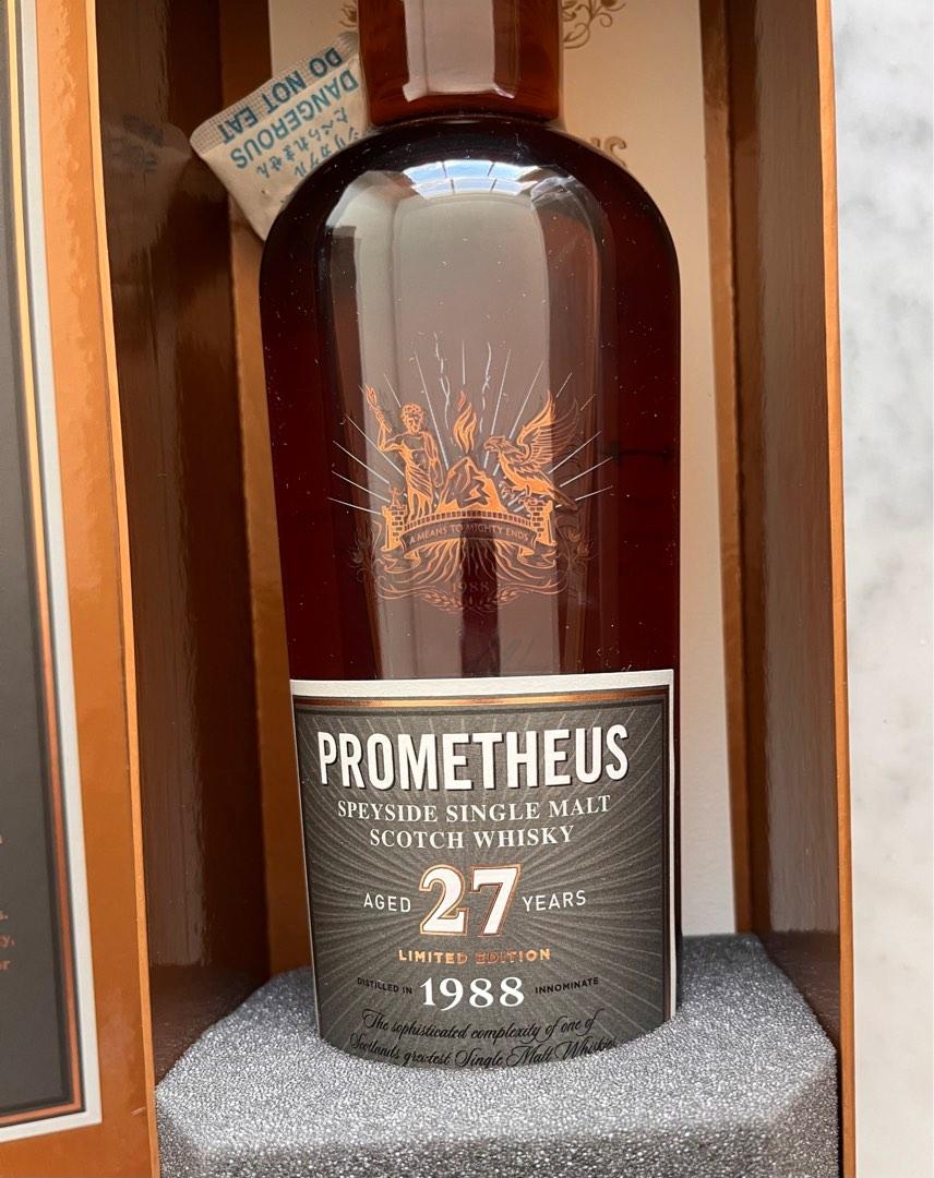 Prometheus Speyside Single Malt Scotch Whisky Aged 27 years 1988 ...
