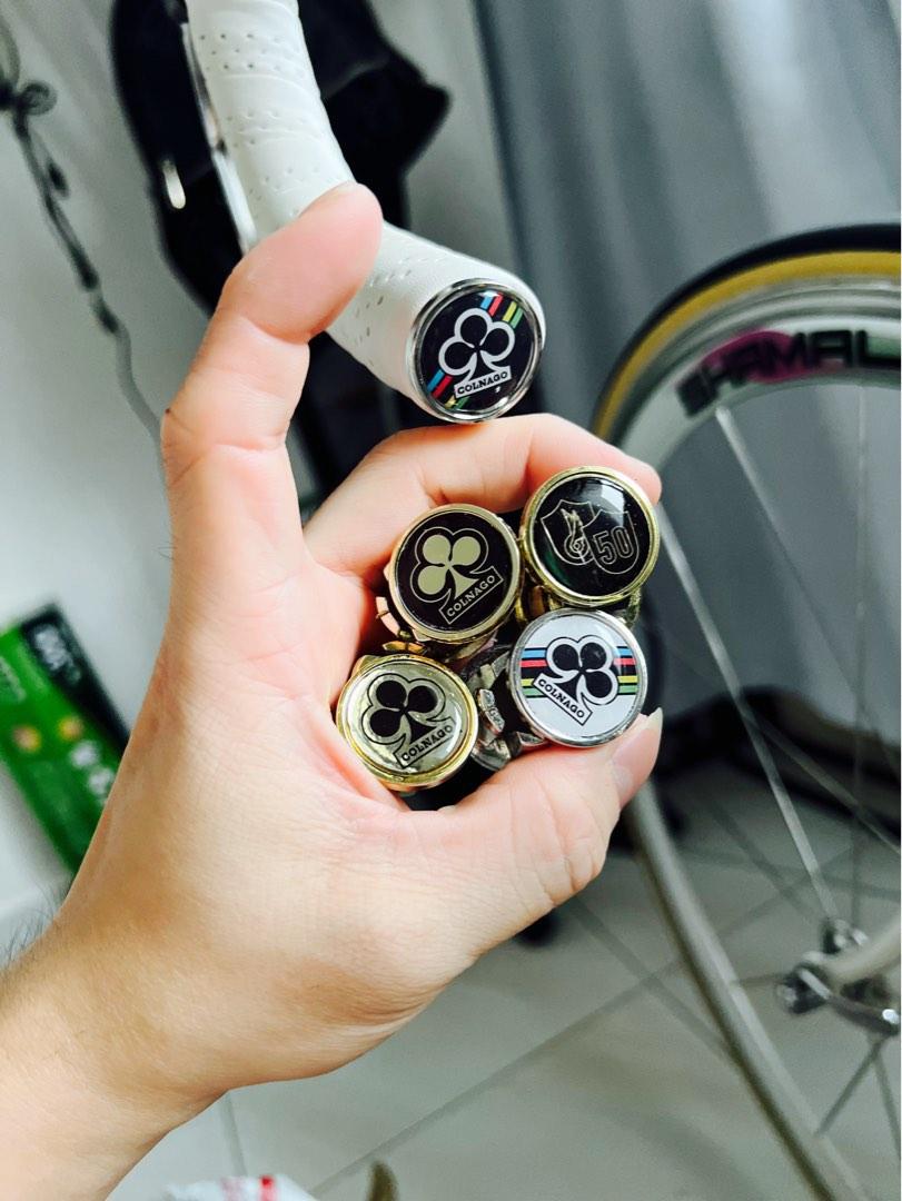 Rare Colnago/Campagnolo 50th Bar End Caps, Sports Equipment, Bicycles ...