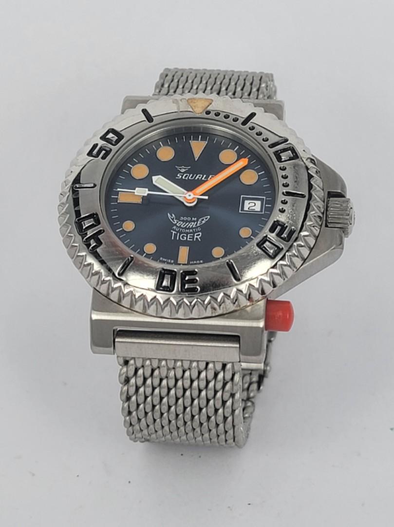 Rare Squale Tiger Tritium Dial 10pc Limited Edition, Men's Fashion ...