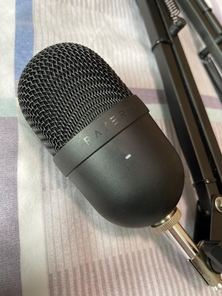 Razer Seirin Mini + Boom Arm, Audio, Microphones on Carousell
