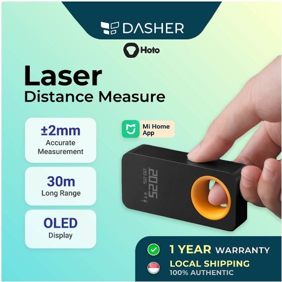 【READY STOCK】HOTO Laser Tape Measure Smart Laser Rangefinder ...