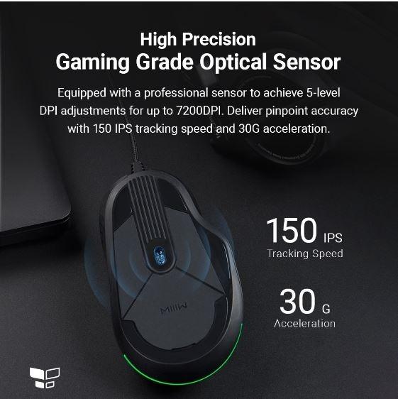 【READY STOCK】Miiiw Gaming Mouse G02 RGB 8 Programmable Buttons Wired ...
